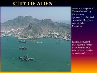 Rizal first travel abroad - sOCSCI 6 | PPTX