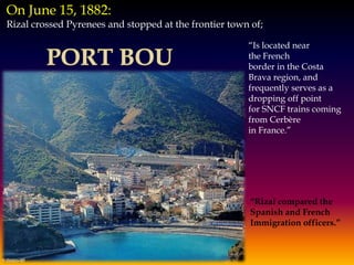 Rizal first travel abroad - sOCSCI 6 | PPTX