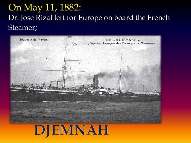 Rizal first travel abroad - sOCSCI 6