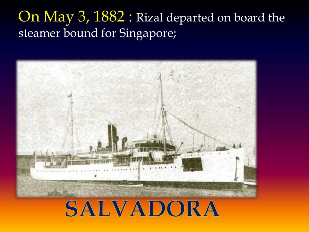Rizal first travel abroad - sOCSCI 6