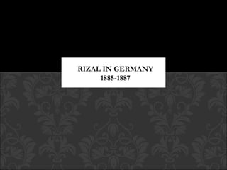 Rizal-in-Spain.- life and works of rizal | PPT