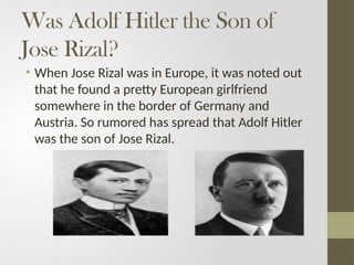 This talks about the different issues concerning Jose Rizal | PPTX ...