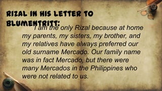 Rizal ok2 part1 | PPTX