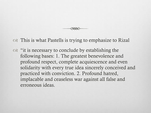 Rizal Pastells Correspondence | PPT | Christianity | Religion ...