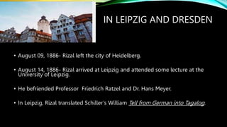 RIZAL'S LIFE AND WORKS REPORT IN COLLEGE OF EDUCATION | PPT