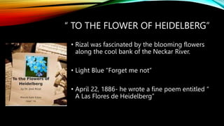 RIZAL'S LIFE AND WORKS REPORT IN COLLEGE OF EDUCATION | PPT