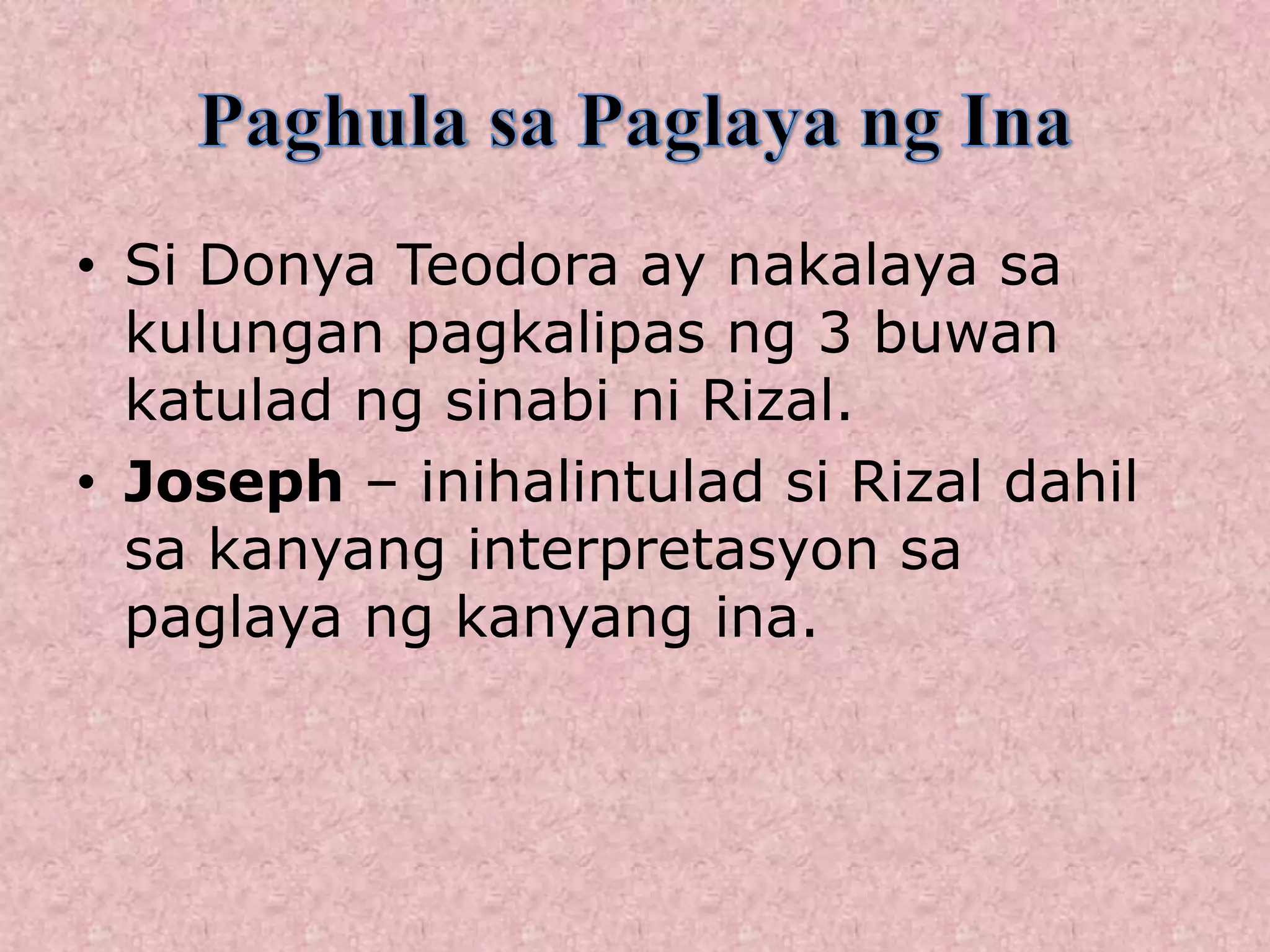 Rizal - Kabanata 4 | PPTX