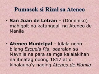 Rizal - Kabanata 4 | PPTX