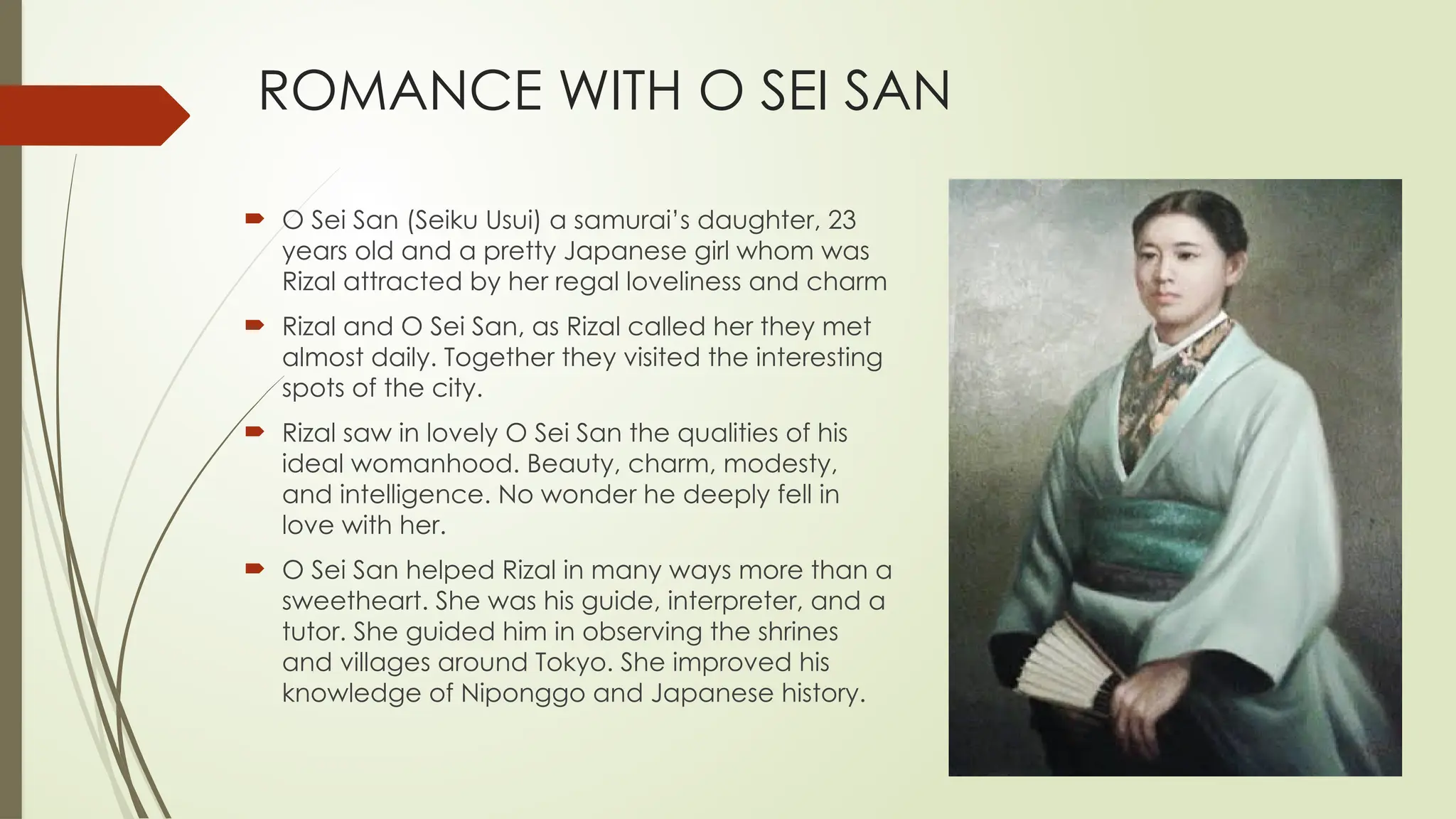 Rizal-romantic-interlude in his sojourn in japan | PPTX