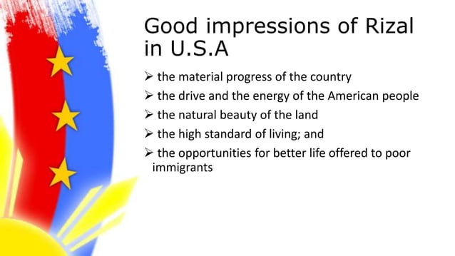 Dr. Jose Rizal in the United States of America | PPTX