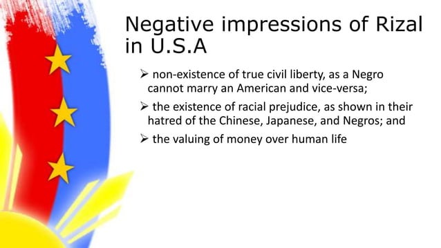 Dr. Jose Rizal in the United States of America | PPTX