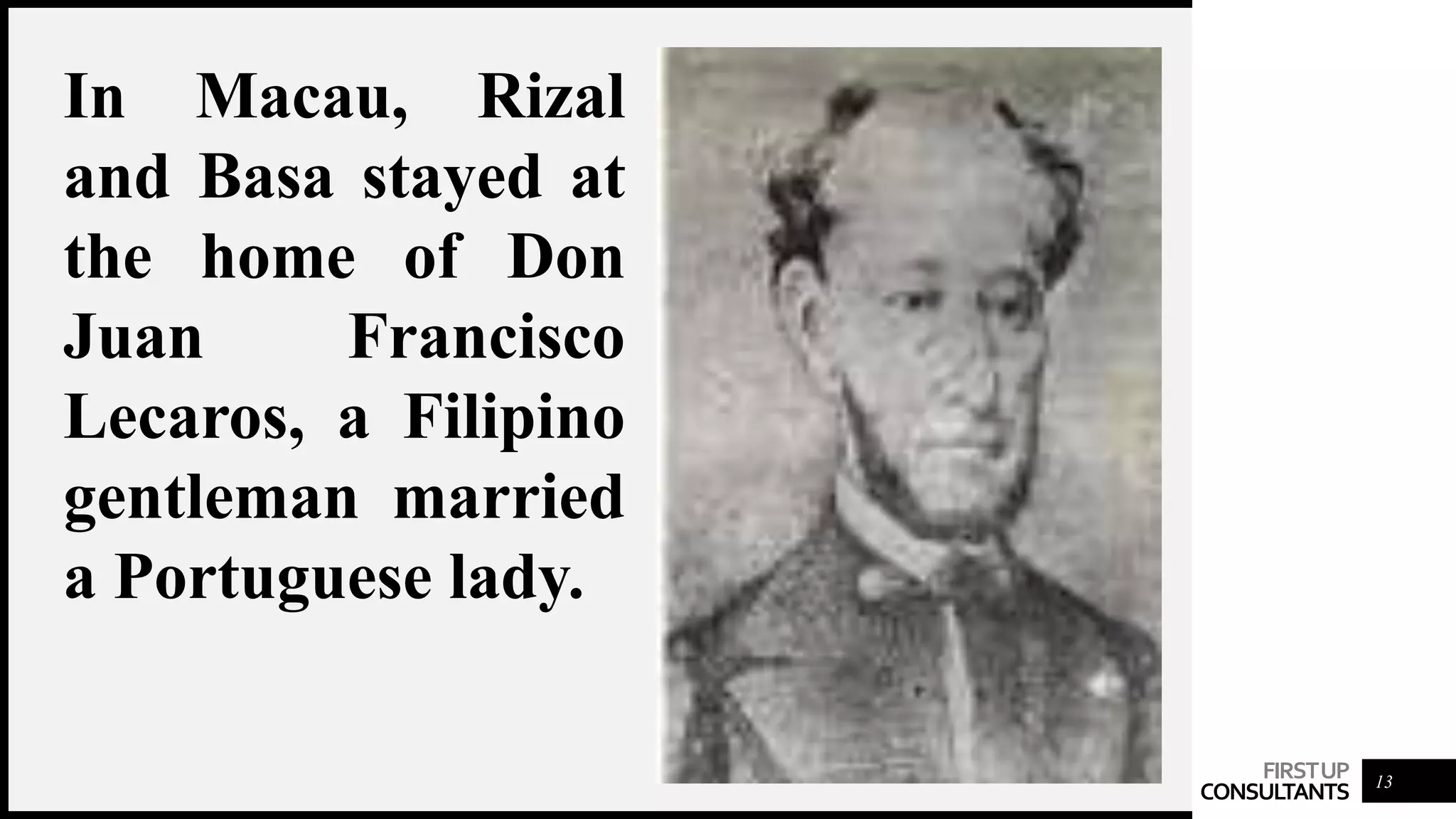Rizal IN HONG KONG AND MACAU | PPTX