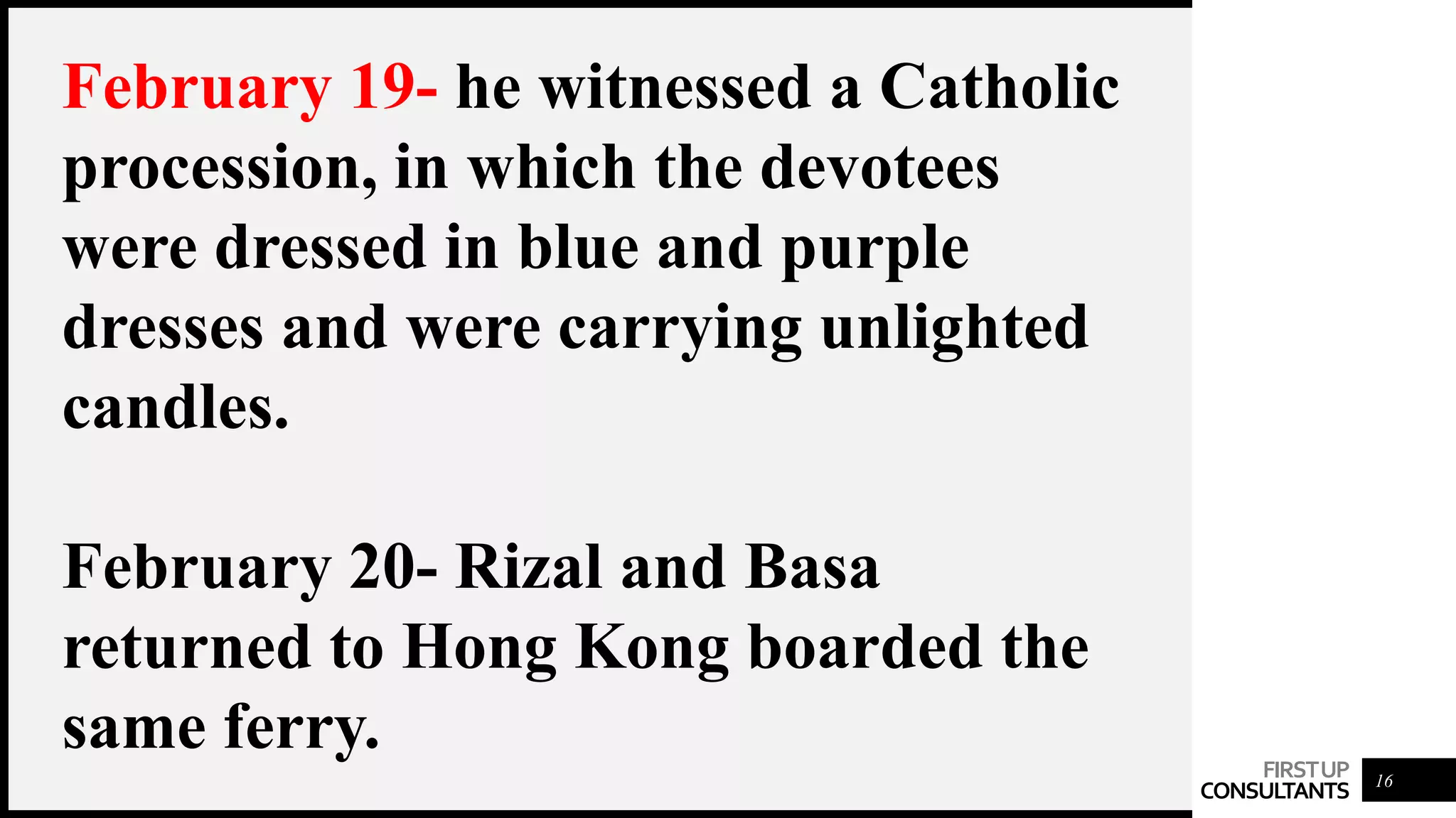 Rizal IN HONG KONG AND MACAU | PPTX