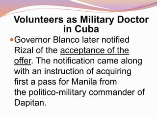 Rizal 1st 2nd_trip_to_europe_2nd_homecoming_and_exile_in_dapitan.pptx ...