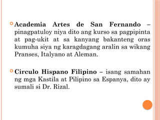 Rizal: Gat Jose Rizal's First travel.pptx