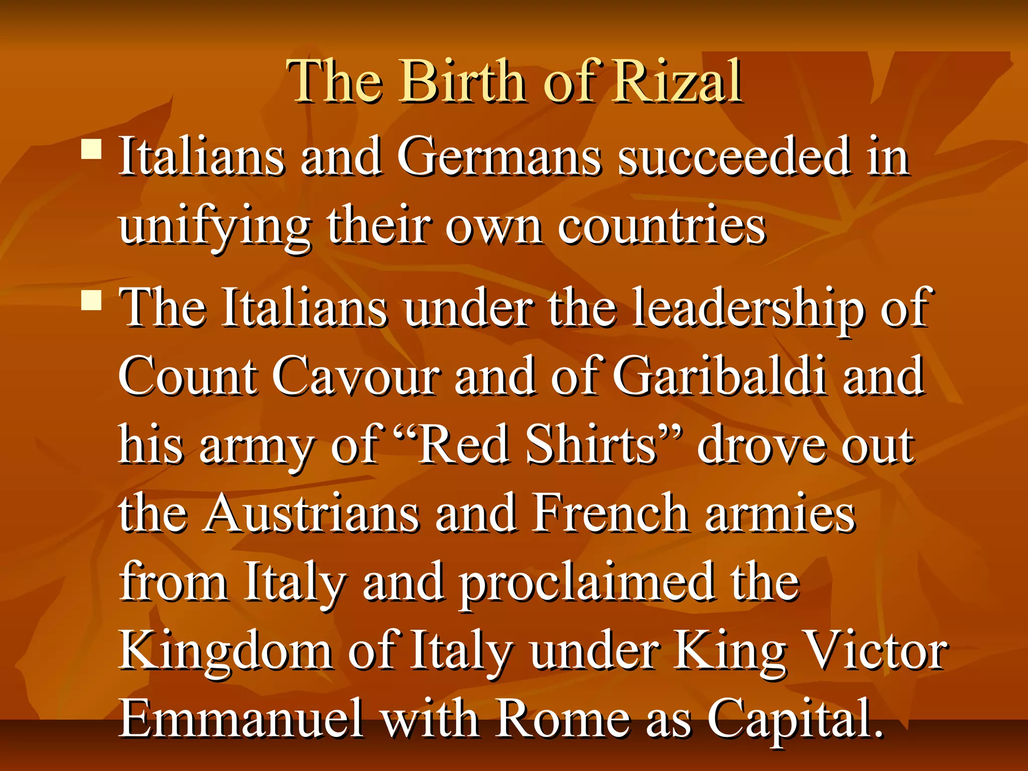 Rizal and his time | PPT