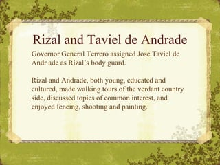 Rizal and other heroes heroines chapter 10 rizal's first home coming ...