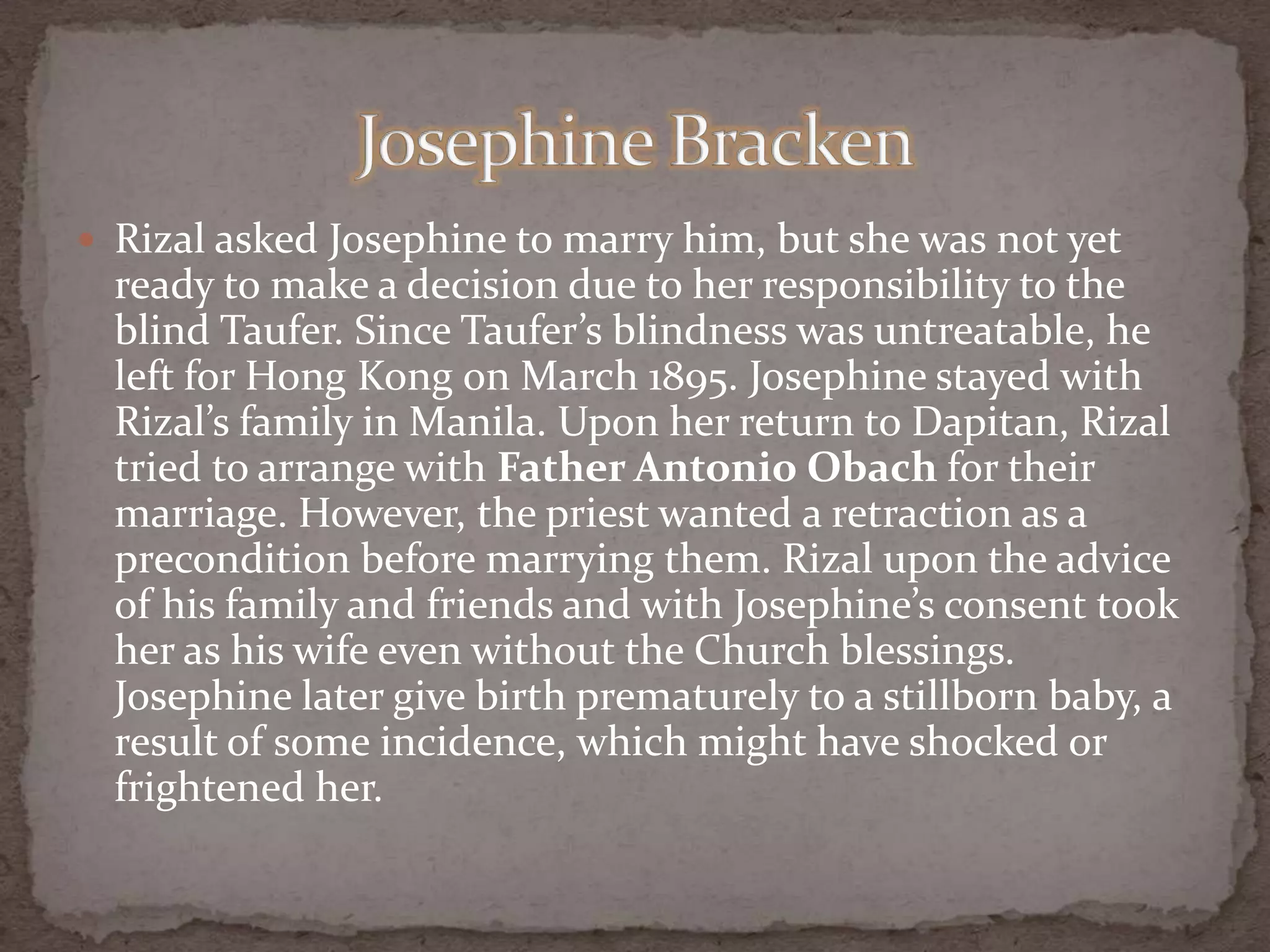 Jose Rizal: As a Lover | PPTX