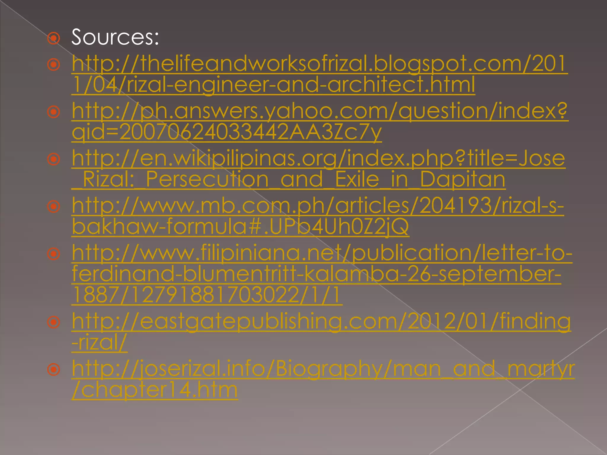 Rizal as an engineer | PPTX