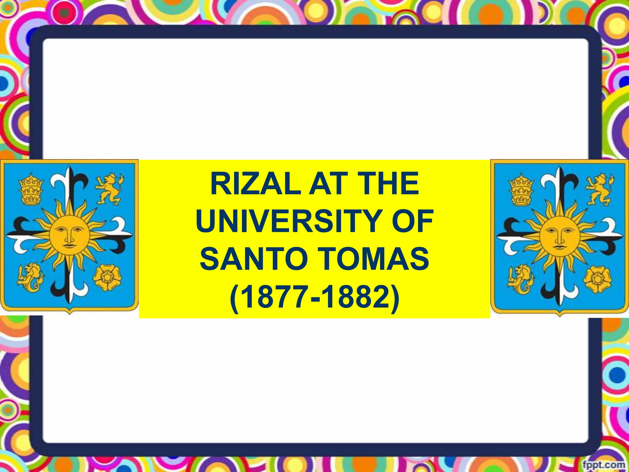 Rizal in ateneo de manila and UST | PPTX | Christianity | Religion ...