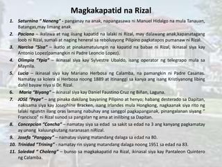 Rizal chapter1 | PPTX