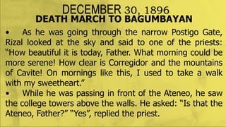 RIZAL'S MARTYRDOM AT BAGUMBAYAN | PPTX