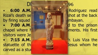 RIZAL'S MARTYRDOM AT BAGUMBAYAN | PPTX