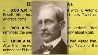 RIZAL'S MARTYRDOM AT BAGUMBAYAN | PPT