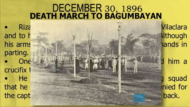 RIZAL'S MARTYRDOM AT BAGUMBAYAN