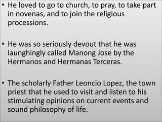 Rizal Childhood Years in Calamba & Biñan | PPTX