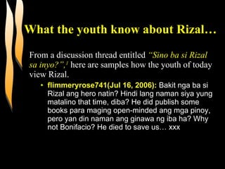 Rizal from a different perspective | PPT