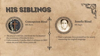 [RIZAL] Reporting. The family, childhood and education of rizal | PDF