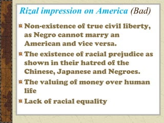 Rizal in america | PPT