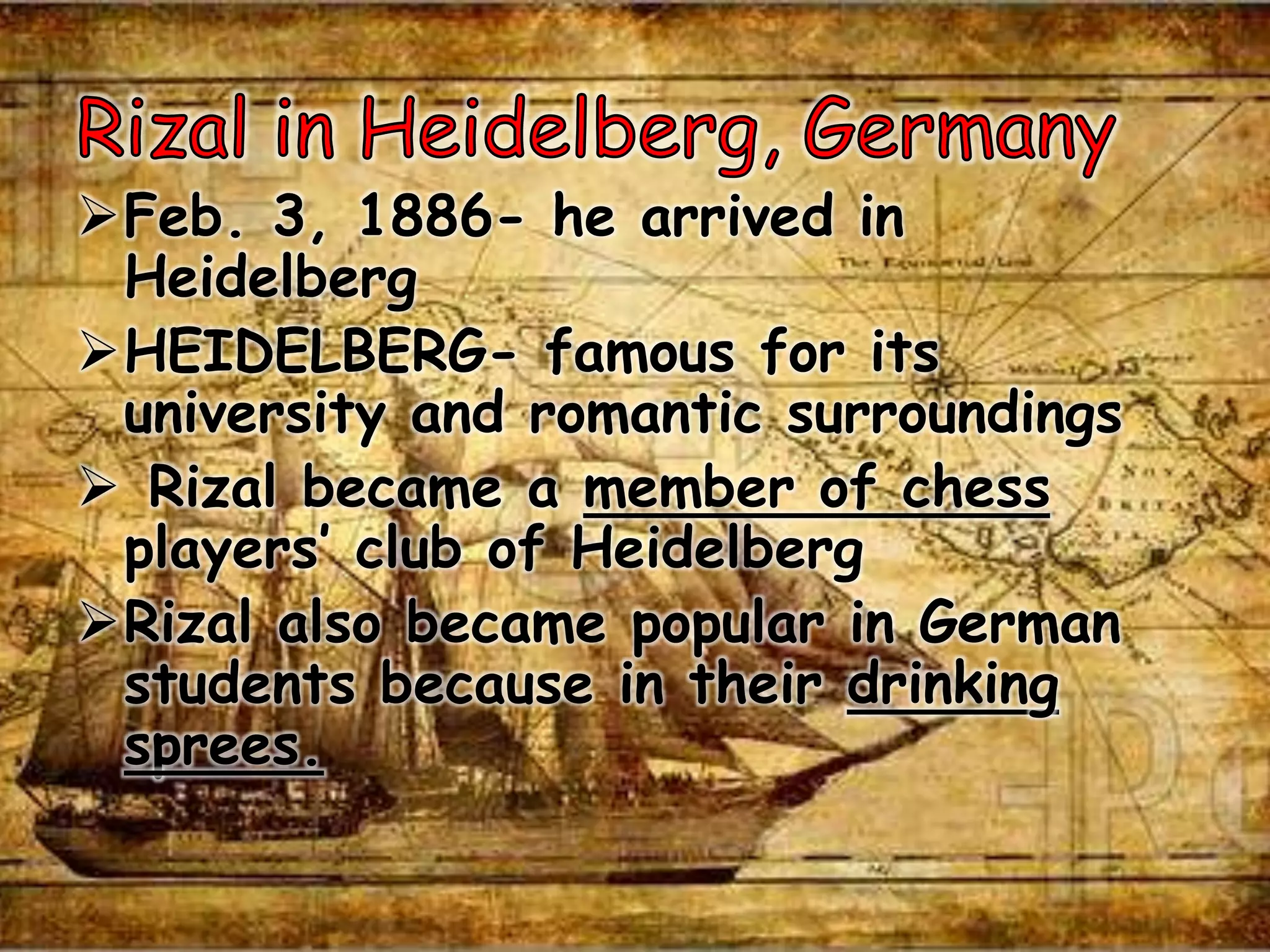 Rizal in germany and france | PPTX