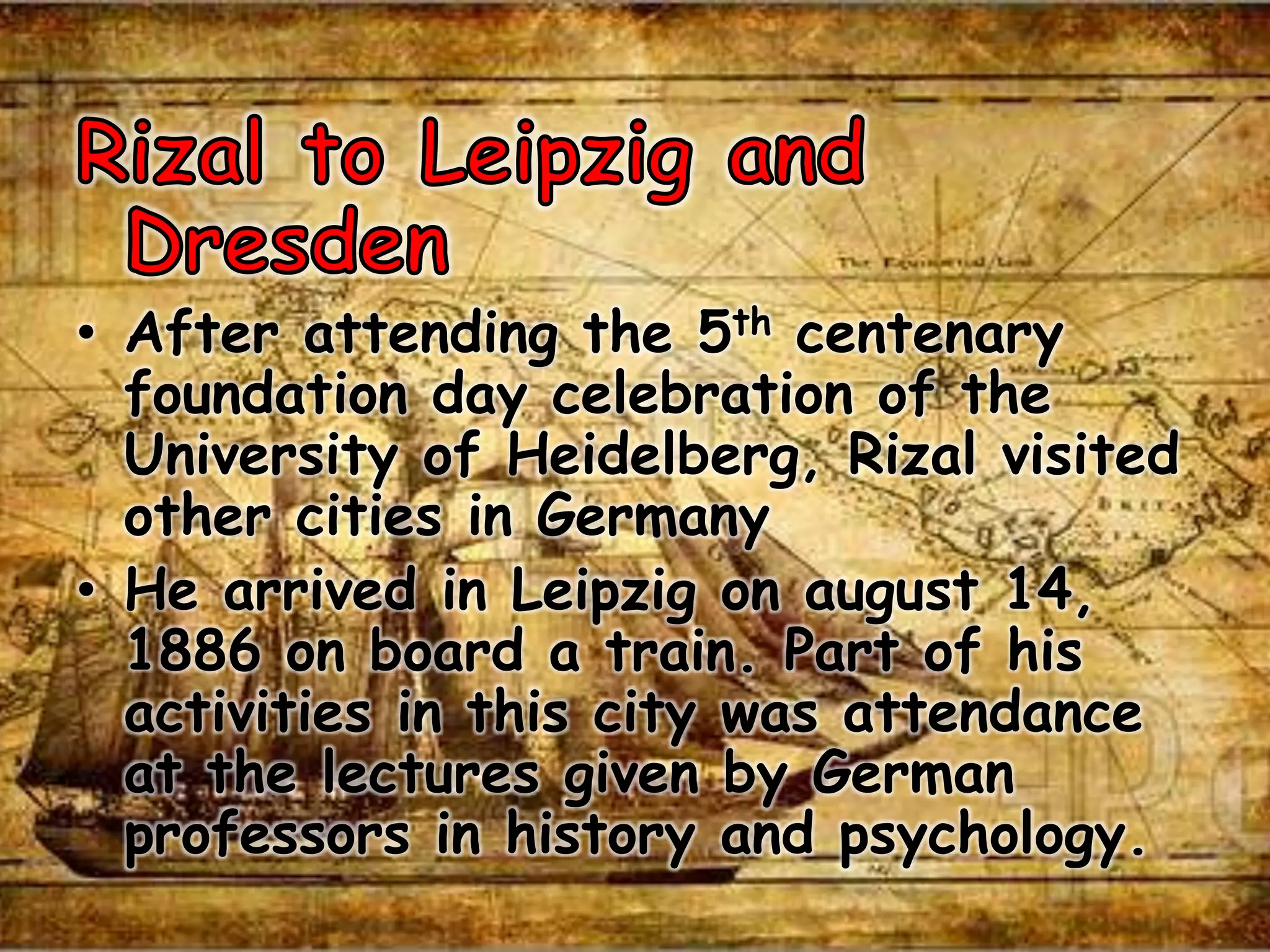 Rizal in germany and france | PPTX