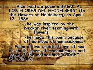 Rizal in germany and france | PPTX