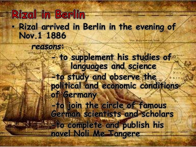 Rizal in germany and france