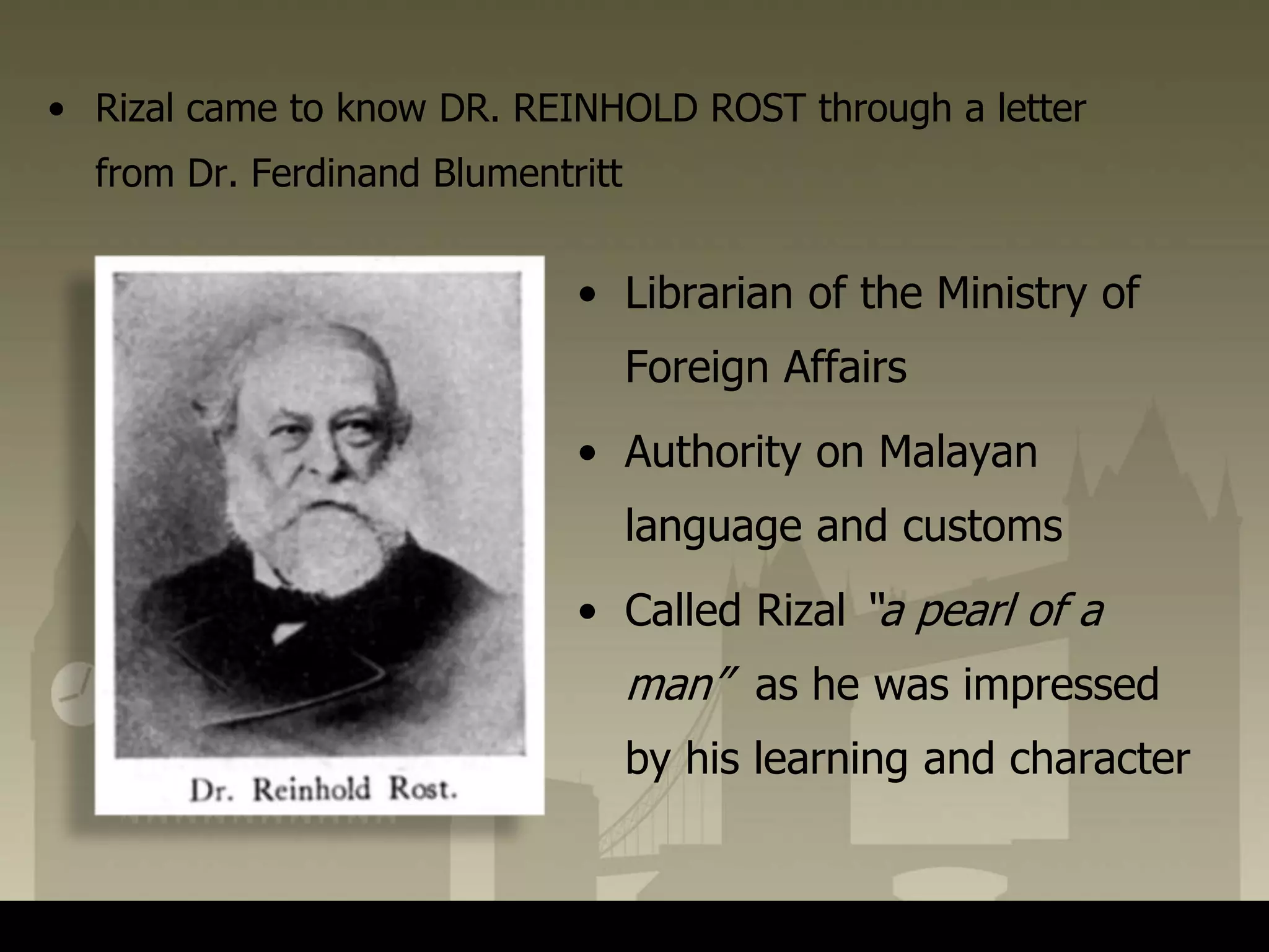 Rizal in London | PPTX