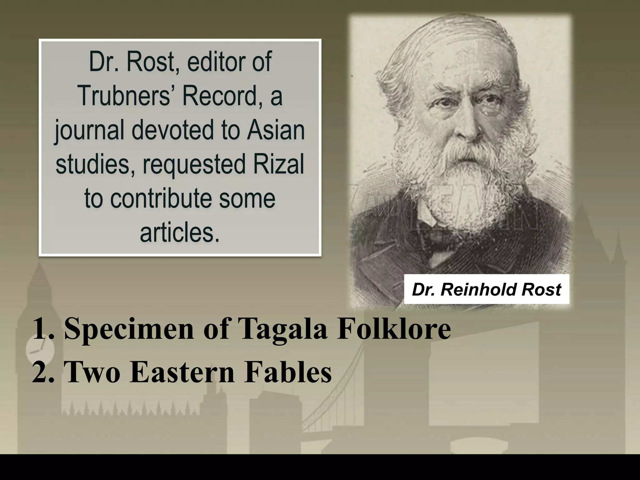 Rizal in London | PPTX