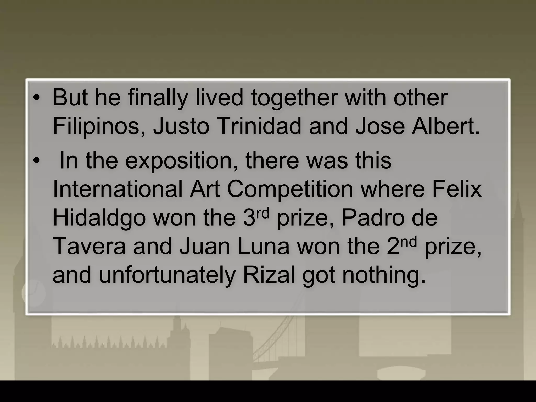 Rizal in London | PPTX