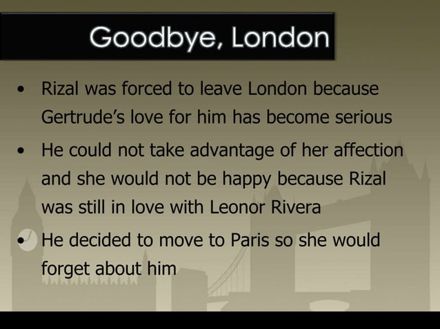 Rizal in London | PPTX | National & Civic Holidays | Holidays