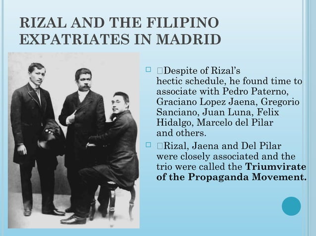 Rizal in Spain | PPT