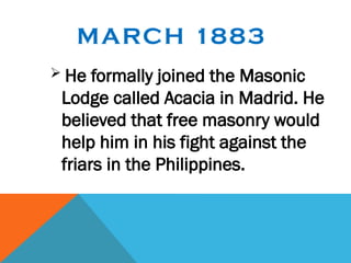 Rizal Joins Freemansonry.00000000000234pptx | PPTX
