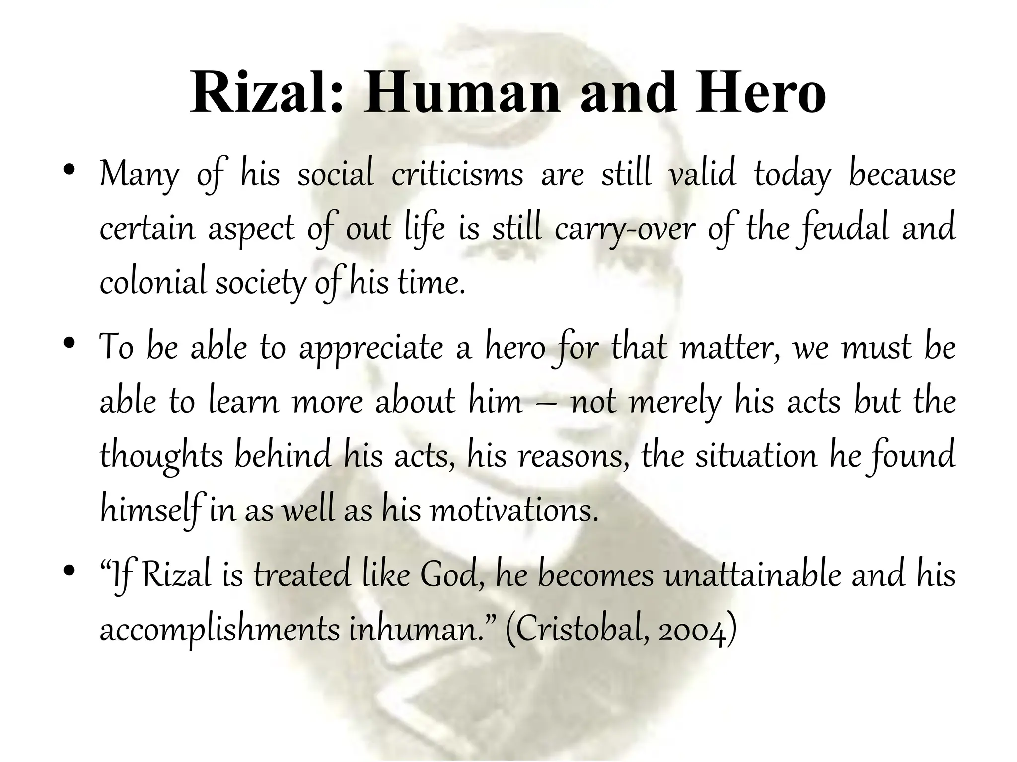 The Life and Works of Rizal (Lessons 1 - 8) | PDF