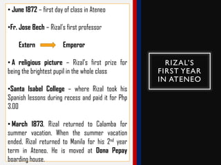 The Life and Works of Rizal (Lessons 1 - 8) | PDF