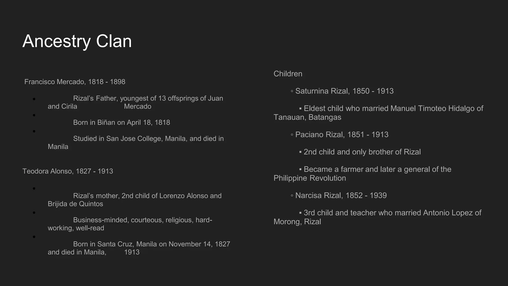 Life and Works of Rizal: Lessons 1 - 2 (Notes) | PPTX