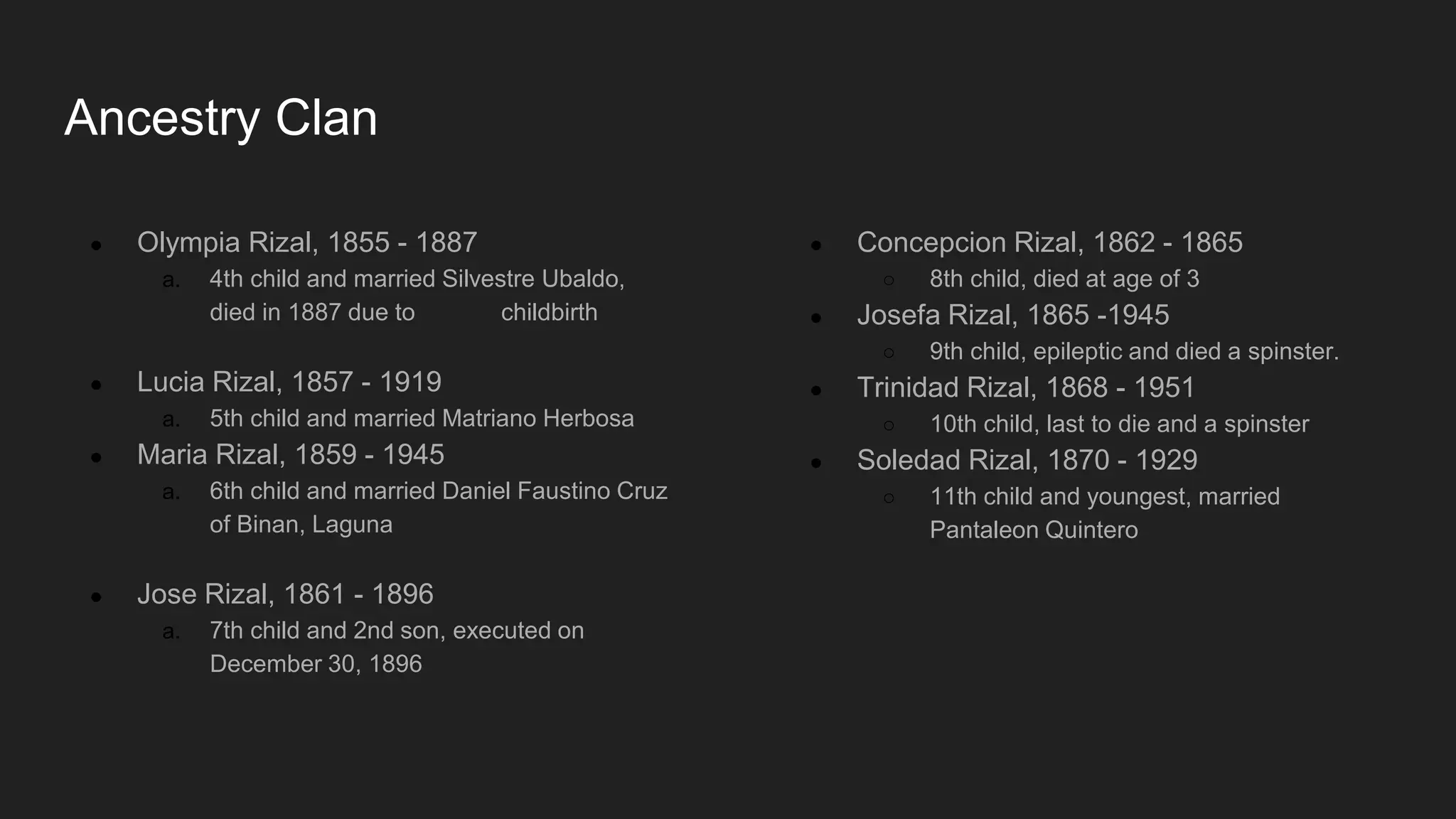 Life and Works of Rizal: Lessons 1 - 2 (Notes) | PPTX