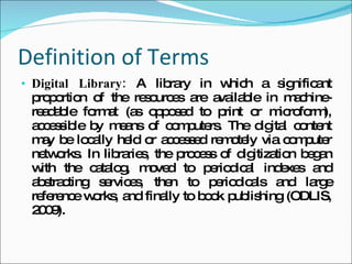 Digital Library Initiatives in Philippine Academic Libraries: the Rizal ...
