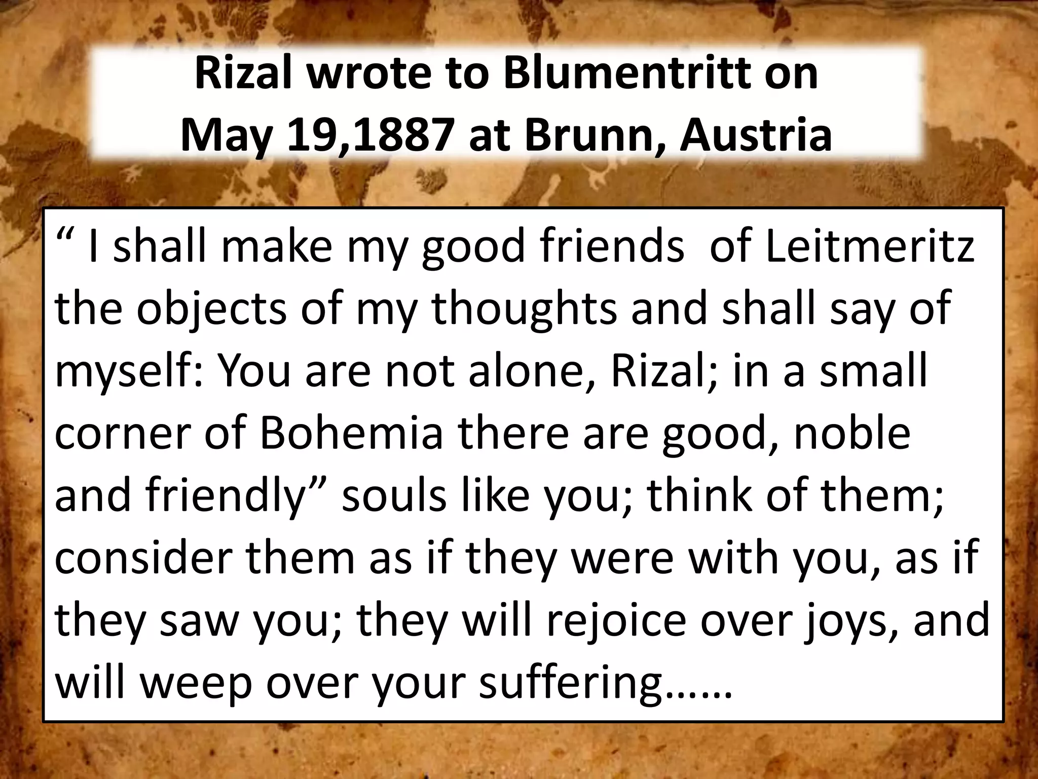 Rizal,s Grand Tour in Europe with Viola (1887) | PPTX