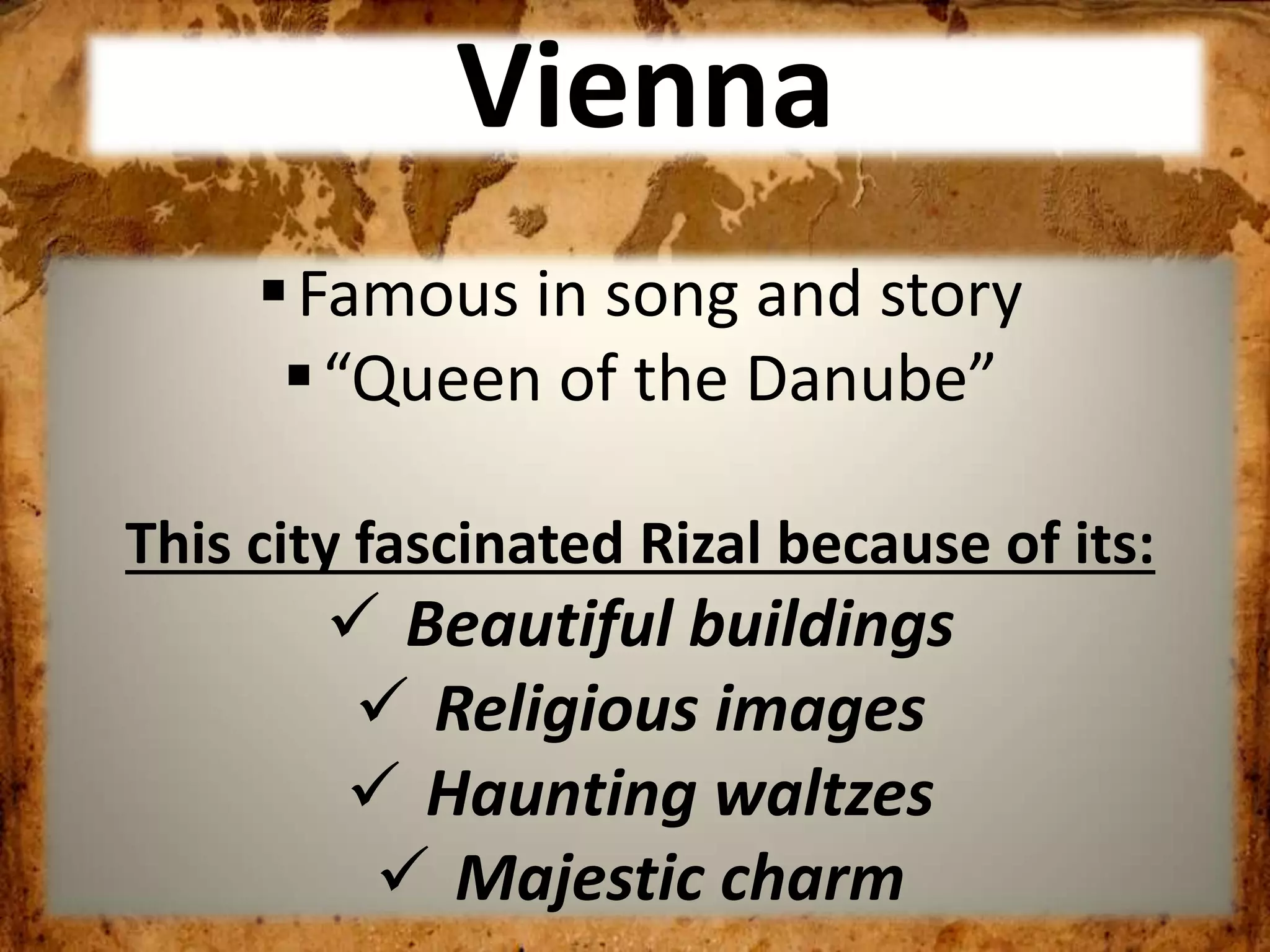 Rizal,s Grand Tour in Europe with Viola (1887) | PPTX